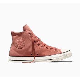 Sneaker Converse "CHUCK TAYLOR ALL STAR TONAL SUEDE", Damen, Gr. 37,5, burn out, egret, schwarz, Leder, Schuhe Sneaker