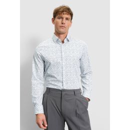 OLYMP Herren Businesshemd "OLYMP Level Five 24/Seven, body fit, Modern Kent"wei&szlig;, Gr. 42, 64% Baumwolle, 27% Polyester, 9% Elasthan, Hemden