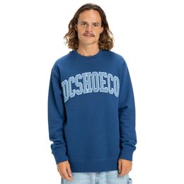 Sweatshirt DC Shoes "Varsity", Herren, Gr. L, estate blau, Obermaterial: 80% Walkfrottier, 20% Microfaser;, Sweatshirts Sweatshirt