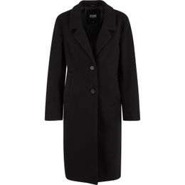 Urban Classics Damen Winterjacke "Urban Classics Ladies Basic Coat"schwarz, Gr. 5XL, unifarben, 100% Polyester, Jacken
