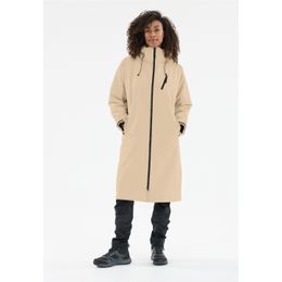 Parka WHISTLER "Bellway", Damen, Gr. 42, beige, 100% Polyester, unifarben, lang, ohne Ausschnitt, Jacken Parka, Im langen Schnitt mit optimalem Wetterschutz