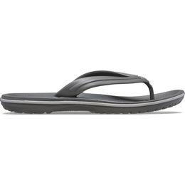 Crocs Crocband Flip Unisex Sandalen dunkelgrau 39-40 - Herrenschuhe