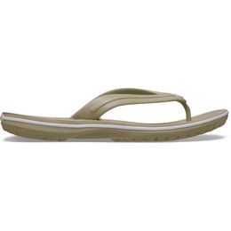 Crocs Crocband Flip Unisex Sandalen beige 45-46 - Herrenschuhe