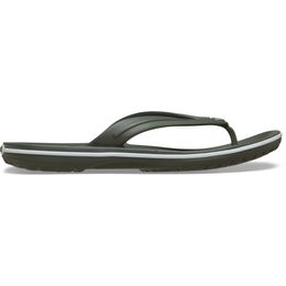 Crocs Crocband Flip Unisex Sandalen olive 48-49 - Herrenschuhe