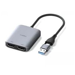 Hagibis USB 3.0 oder USB-C zu Dual-HDMI-Adapter