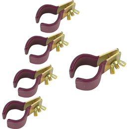 Berger Rohrschelle gummiert, 5er-Pack - Zelt-Gest&auml;nge & Zubeh&ouml;r