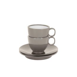 Brunner Antislip Espresso-Tassen Set 2-teilig mit rutschhemmende Untertasse - Becher & Tassen