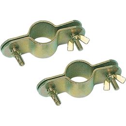 Berger Doppelrohrschelle, 2er-Pack - Zelt-Gest&auml;nge & Zubeh&ouml;r
