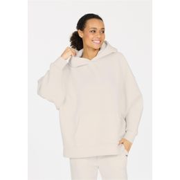 ENDURANCE ATHLECIA Sweatshirt ATHLECIA "Larisa", Damen, Gr. 34, grau, 68% Polyester, 25% Viskose, 7% Elasthan, unifarben, normal, ohne Ausschnitt, Sweatshirts Sweatshirt, im lockeren Schnitt