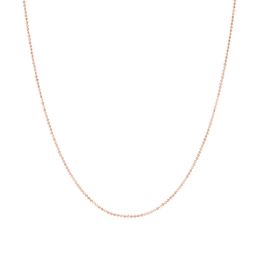 Gliederkette Liebeskind Berlin "Schmuck Geschenk Gold 375 Halskette Gold Collection Kugelkette", rosa (ros&eacute;goldfarben), Halsketten, Damen, Gelbgold 375, L: 41, Gliederkette