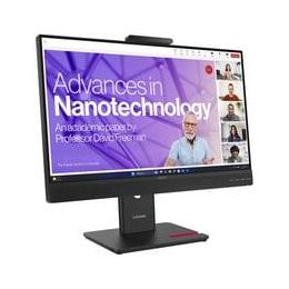 Lenovo ThinkVision T24-4v, LED-Monitor 60.5 cm (23.8 Zoll), schwarz, FullHD, IPS, HDMI, DP, USB-C, USB-Hub, 120Hz Panel