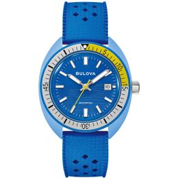 Quarzuhr Bulova, blau, Armbanduhren, Herren, Quarzuhr, Armbanduhr, Herrenuhr, analog, Tag