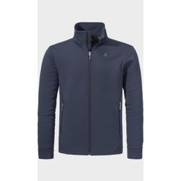 Sch&ouml;ffel Fleecejacke SCH&Ouml;FFEL "Fleece Jk Style Uriezzo MNS", Herren, Gr. 50, 8820, blau, Oberstoff: 100% Polyester, regular fit, hoch geschlossener Ausschnitt, Jacken Fleecejacke