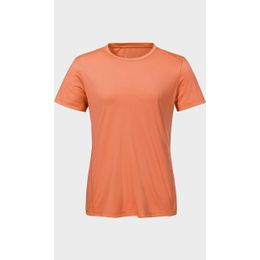 Sch&ouml;ffel Funktionsshirt SCH&Ouml;FFEL "CIRC T Shirt Tauron L", Damen, Gr. 42, 5115, orange, Oberstoff: 100% Polyester, Rundhals, Shirts Funktionsshirt