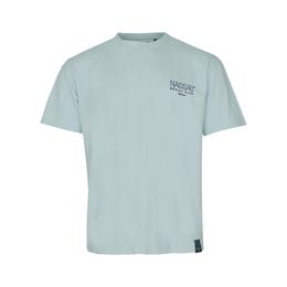 T-Shirt NASSAU BEACH "T-Shirt NB231052", Herren, Gr. S, blau (light blau), Obermaterial: 100% Baumwolle CO., Shirts T-Shirt