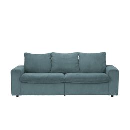 Big Sofa Kini t&uuml;rkis/petrol Ma&szlig;e (cm): B: 214 H: 85 T: 107.0 Sofas > Sofas nach Material > Stoffsofas &raquo; Sofa DE