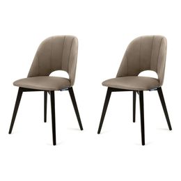 KONSIMO Polsterstuhl 2er-Set beige Ma&szlig;e (cm): B: 48 H: 86 &raquo; M&ouml;bel Kraft