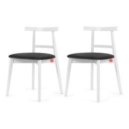 KONSIMO Holzstuhl 2er-Set grau Ma&szlig;e (cm): B: 47 H: 76 &raquo; M&ouml;bel Kraft
