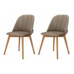 KONSIMO Polsterstuhl 2er-Set beige Ma&szlig;e (cm): B: 48 H: 86 &raquo; M&ouml;bel Kraft