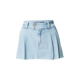 Hollister Rock 'APAC DENIM LR MICRO PLEATED MINI' Damen Gr&ouml;&szlig;e 36 blau