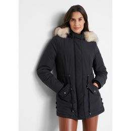 bonprix Parka, schwarz
