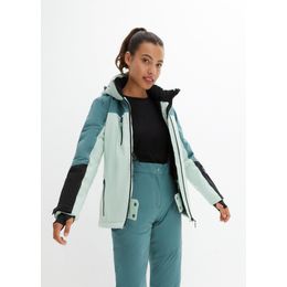 bonprix wasserdichte Ski Funktions-Jacke mit Bel&uuml;ftungsschlitzen, gr&uuml;n