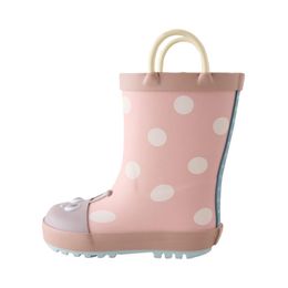 next Gummistiefel M&auml;dchen Gr&ouml;&szlig;e 24 blau / taupe / rosa / naturwei&szlig;