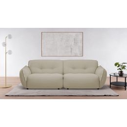 4-Sitzer BETYPE "Be Fluffy Mega Sofa, viel Platz, XXL Couch, Breite 283cm, bequem", beige (cream), B:283cm H:87cm T:120cm, 100% Polyester, Sofas, Softes Sitzgef&uuml;hl, moderne Kedernaht, hochwertiger Bezug
