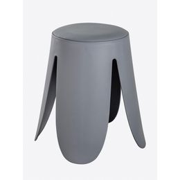 Hocker HEINE HOME, grau (anthrazit), B:44,5cm H:46cm T:44,5cm, Hocker, Hocker