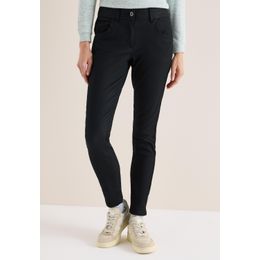 5-Pocket-Hose Cecil, Damen, Gr. 33, L&auml;nge 32, schwarz, Stoff, 76% Viskose, 21% Nylon, 3% Elasthan, leicht gl&auml;nzend, comfort fit normal, Hosen 5-Pocket-Hose, mit leichtem Glanz