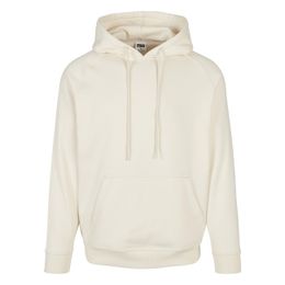 Rundhalspullover Urban Classics "Urban Classics Herren Blank Hoody", Herren, Gr. M, sandwei&szlig;, 65% Baumwolle, 35% Polyester, unifarben, loose fit, ohne Ausschnitt, Pullover Rundhalspullover