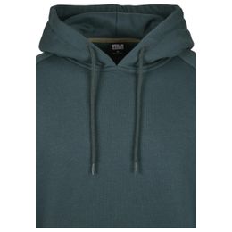 Rundhalspullover Urban Classics "Urban Classics Herren Blank Hoody", Herren, Gr. L, bottlegr&uuml;n, 65% Baumwolle, 35% Polyester, unifarben, Pullover Rundhalspullover