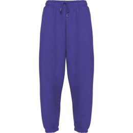 Stoffhose DEF "DEF Herren DEF Sweatpants", Herren, Gr. L, US-Gr&ouml;&szlig;en, cobalt blau, 80% Baumwolle, 20% Polyester, unifarben, relaxed fit, Hosen Stoffhose