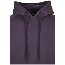 Rundhalspullover Urban Classics "Urban Classics Herren Blank Hoody", Herren, Gr. L, lilanight, 65% Baumwolle, 35% Polyester, unifarben, Pullover Rundhalspullover