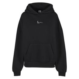 Kapuzensweatshirt Karl Kani "Karl Kani Signature Os Hoodie", Damen, Gr. M, schwarz, 65% Baumwolle, 35% Polyester, bedruckt, oversize, ohne Ausschnitt, Sweatshirts
