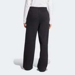 Sporthose adidas originals "ESS WL PANT FT", Damen, Gr. XXL, N-Gr, schwarz, Obermaterial: 100% Baumwolle, Hosen Sporthose, sportlicher Stil, f&uuml;r vielseitige Einsatzm&ouml;glichkeiten, weites Bein
