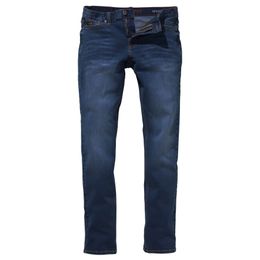 Straight-Jeans Bruno Banani "Hutch", Herren, Gr. 32, L&auml;nge 36, blau, Denim/Jeans, Obermaterial: 98% Baumwolle, 2% Elasthan, unifarben, normal lang, Jeans Straight-Jeans, gerade geschnittenes Bein, niedrige Leibh&ouml;he, regul&auml;re Passform, Topseller