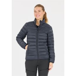Outdoorjacke WHISTLER "Arubi", Damen, Gr. 36, blau (dunkelblau), 100% Polyamid, kariert, normal, hoch geschlossener Ausschnitt, Jacken Outdoorjacke, mit leichter F&uuml;llung