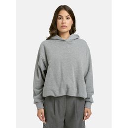 Smith & Soul Kapuzensweatshirt SMITH & SOUL, Damen, Gr. L, grau, Sweatware, Material: 88% Baumwolle, 12% Polyester, unifarben, regular fit normal, Rundhals, eingesetzt Rippb&uuml;ndchen, Sweatshirts, mit &uuml;berschnittenen Schultern