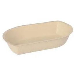 Folia PAPSTAR Conpax (LM) Snacktrays Zuckerrohr 3,6 cm x 12,2 cm x 19,4 cm natur 600 St&uuml;ck