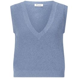 Rif&ograve; Damen-Strickpullunder XL Hellblau