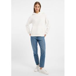 ELBSAND Hoodie "Finele" in Wei&szlig; - 54% | Gr&ouml;&szlig;e L | Damen-sweatshirts-jacken
