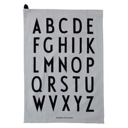 Design Letters Geschirrtuch in Hellgrau - (L)60 x (B)40 cm - 33% | Tischwaesche