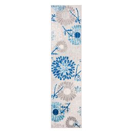 Safavieh Kurzflor-Teppich "Cabana" in Blau/ Grau - 47% | Gr&ouml;&szlig;e 61x244 cm |