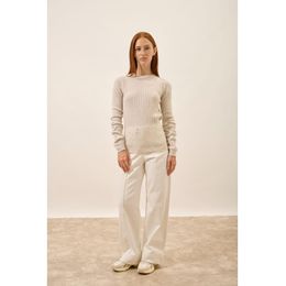 Just Cashmere Kaschmir-Pullover "Avana" in Creme - 64% | Gr&ouml;&szlig;e XL | Damen-pullover-cardigans