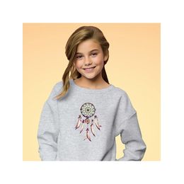 WOOOP Sweatshirt "Dreamcatcher" in Grau - 61% | Gr&ouml;&szlig;e 104 | Kinder-sweatshirts-jacken