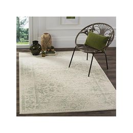 Safavieh Kurzflor-Teppich ''Adirondack'' in Creme/ Gr&uuml;n - 52% | Gr&ouml;&szlig;e 76x183 cm |