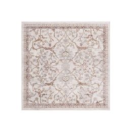 Safavieh Kurzflor-Teppich ''Palma'' in Beige/ Creme - 44% | Gr&ouml;&szlig;e 160x160 cm |