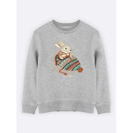 WOOOP Sweatshirt "Cozy" in Grau - 61% | Gr&ouml;&szlig;e 140 | Kinder-sweatshirts-jacken