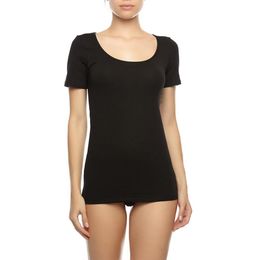 COTONELLA 2er-Set: Shirts in Schwarz - 58% | Gr&ouml;&szlig;e M | Damen-tops